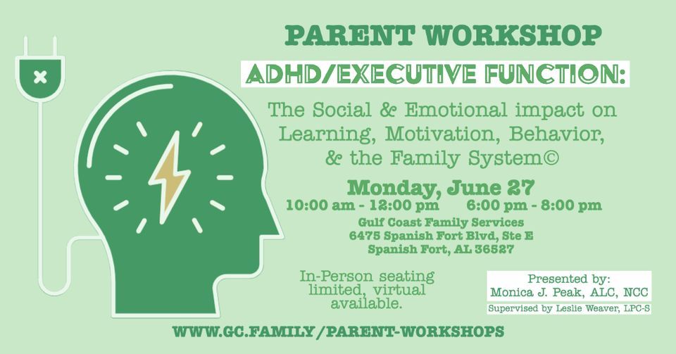 ADHD/EXECUTIVE FUNCTION: The Social & Emotional impact on Learning ...