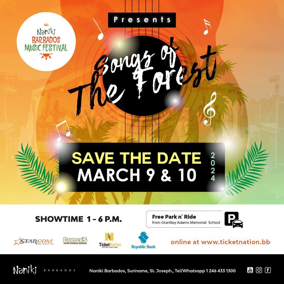 Naniki Barbados Music Festival 2024, Naniki Barbados, Warrens, 10 March ...