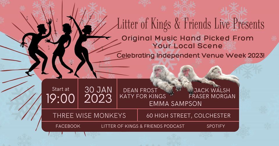 LOK&F presents Emma Sampson, Fraser Morgan, Katy For Kings, Jack Walsh ...