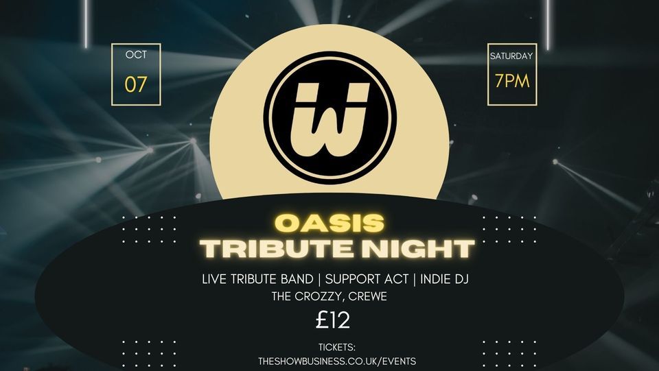 Whatever Oasis Tribute play The Crozzy Crewe, Crozzy Crewe, 7 October 2022