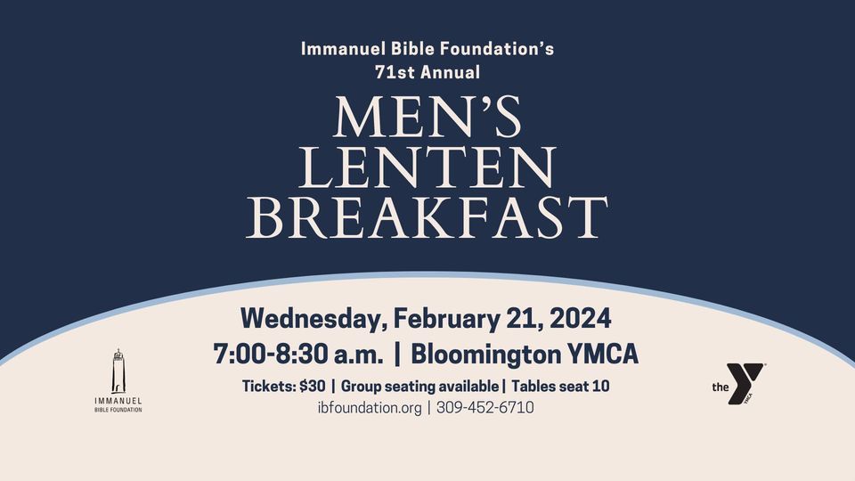 2024 Mens Lenten Breakfast, Bloomington-Normal YMCA, 21 February 2024