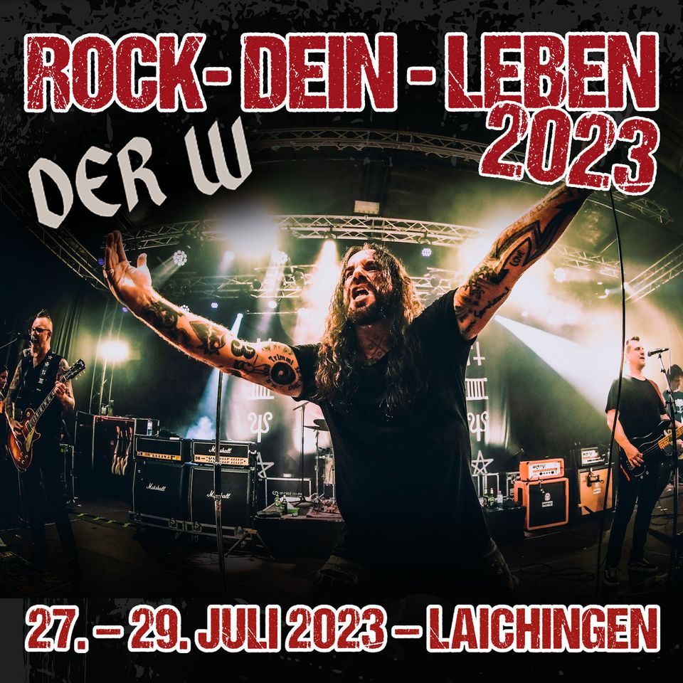 Der W @ROCK-DEIN-LEBEN 2023, Flugplatz Laichingen, Urbach, 28 July to ...