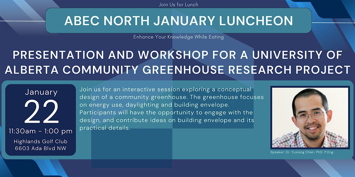 ABECN January Luncheon - UA Community Greenhouse Research Project ...