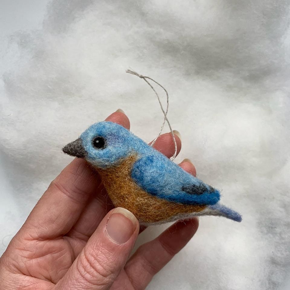 VIRTUAL: Needle Felted Eastern Bluebird with Erin Carlson, Contemporary ...