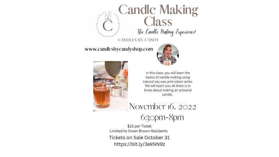 Candle Making Class, Owen Brown Community Association, Columbia, 16 ...