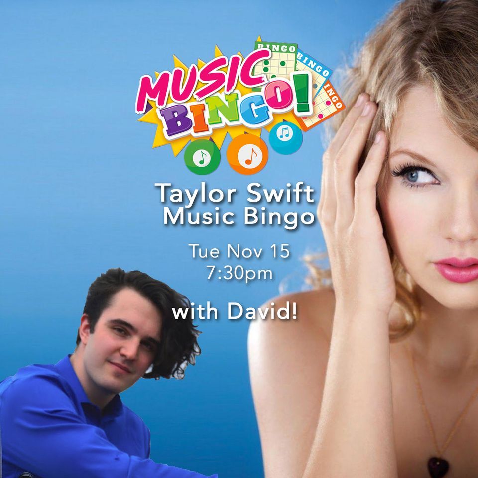 Taylor Swift Music Bingo, B&B Theatres Topeka Wheatfield 9, 15 November ...