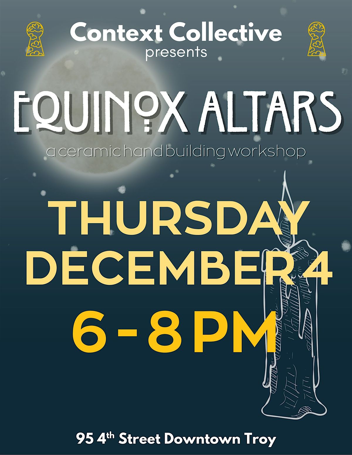 Equinox Altars - Ceramic Workshop, Context Collective, Troy, 4 December 2025