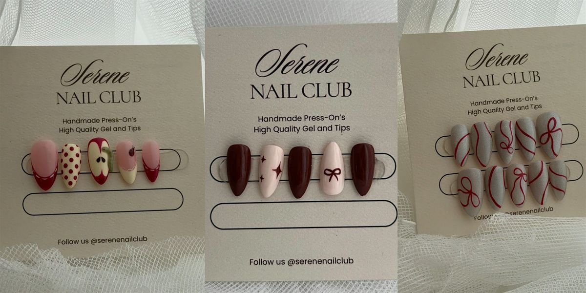 Press & Sip: Make Your Own Press-On Nails (Wine + Charcuterie Included ...