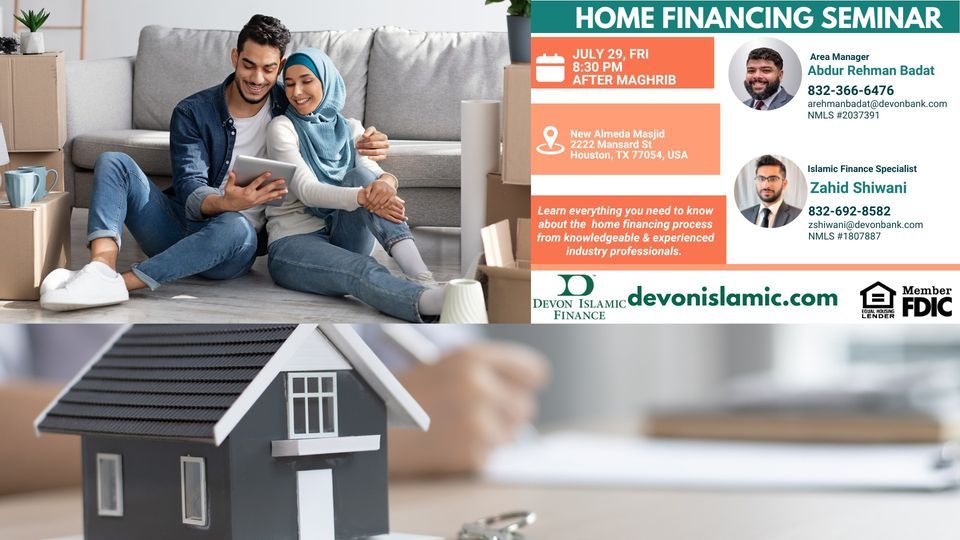 Islamic Financing with Devon Bank, New Almeda Masjid, Houston, 29 July 2022