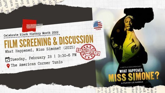 Film Screening & Discussion: "What Happened, Miss Simone?", American ...