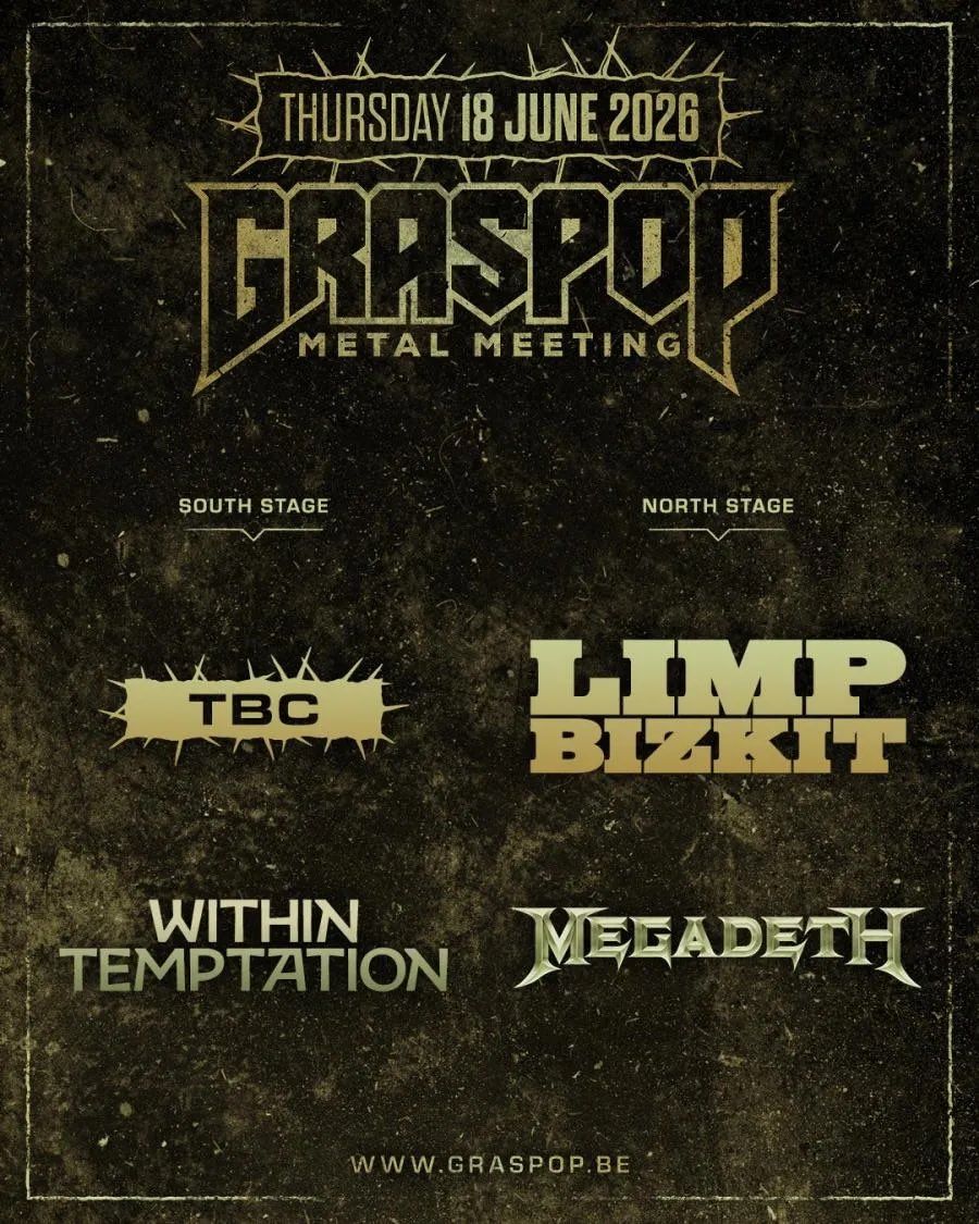 Graspop Metal Meeting 2026 - Thursday - Limp Bizkit, Within Temptation ...