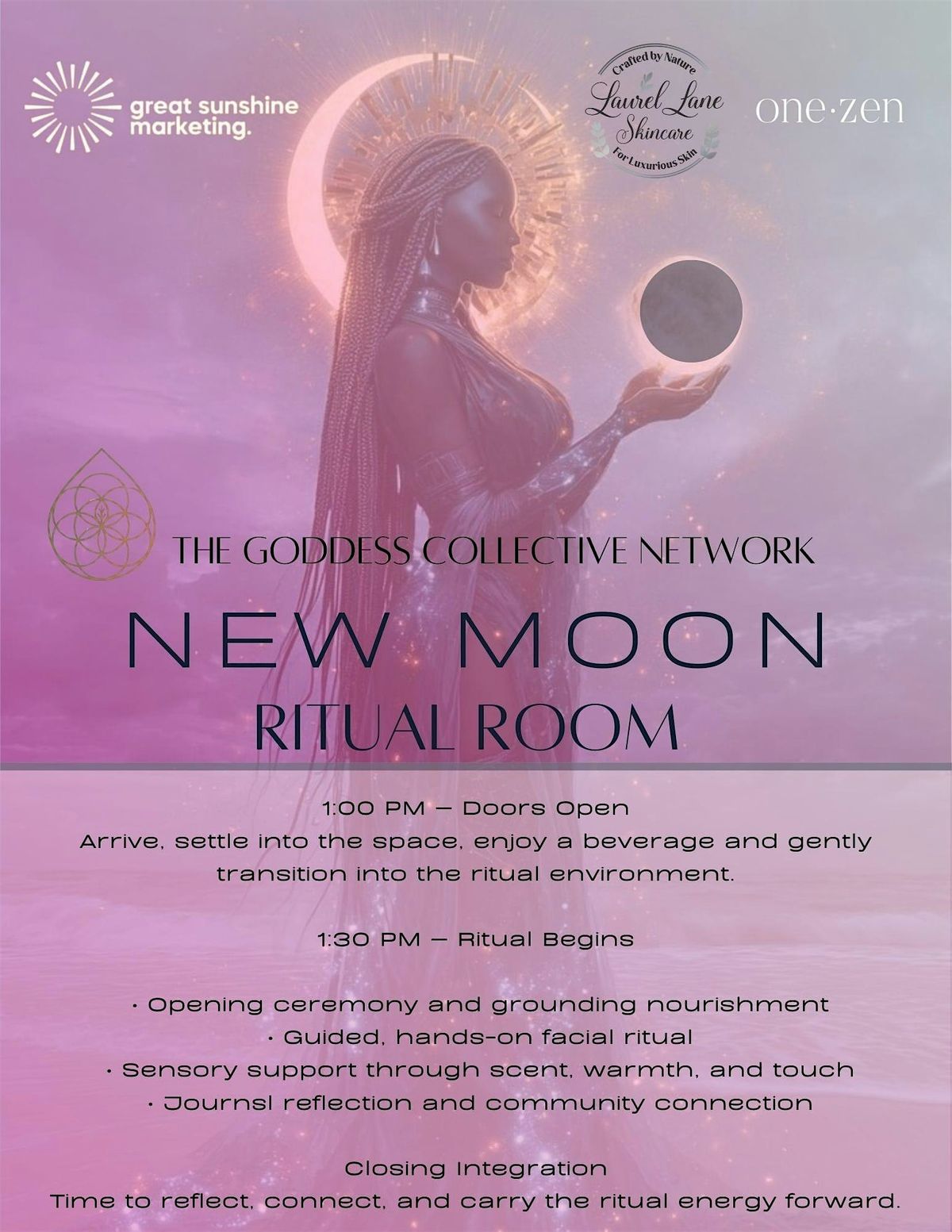 New Moon Ritual, Guildford Town Centre, Surrey, 18 January 2026