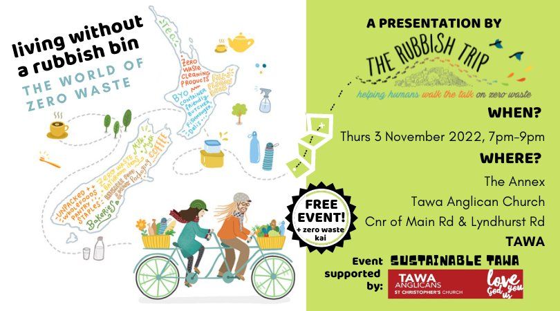 Living without a Rubbish Bin: the world of zero waste, Tawa Anglicans ...