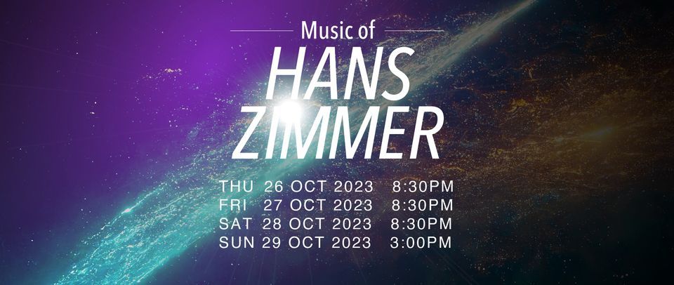 Music of Hans Zimmer, Dewan Filharmonik PETRONAS, Kuala Lumpur, 27 ...