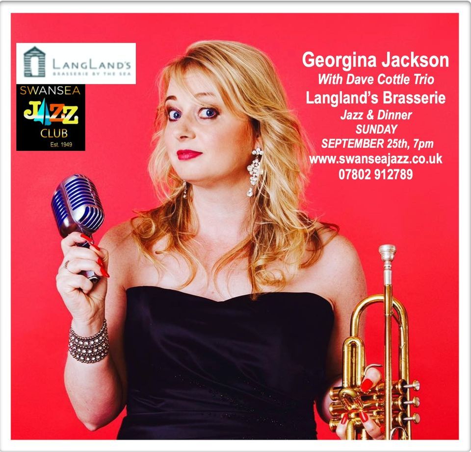 GEORGINA JACKSON & Dave Cottle TRIO : Jazz DInner, Langland's Brasserie - Beachfront brasserie ...