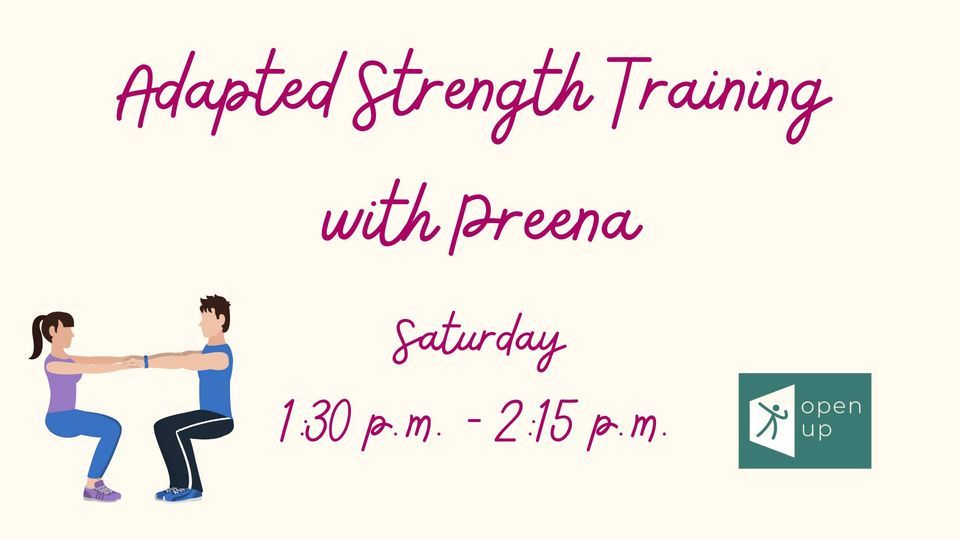 Adapted Strength Training with Preena, Open Up PGH, Pittsburgh, 28 ...