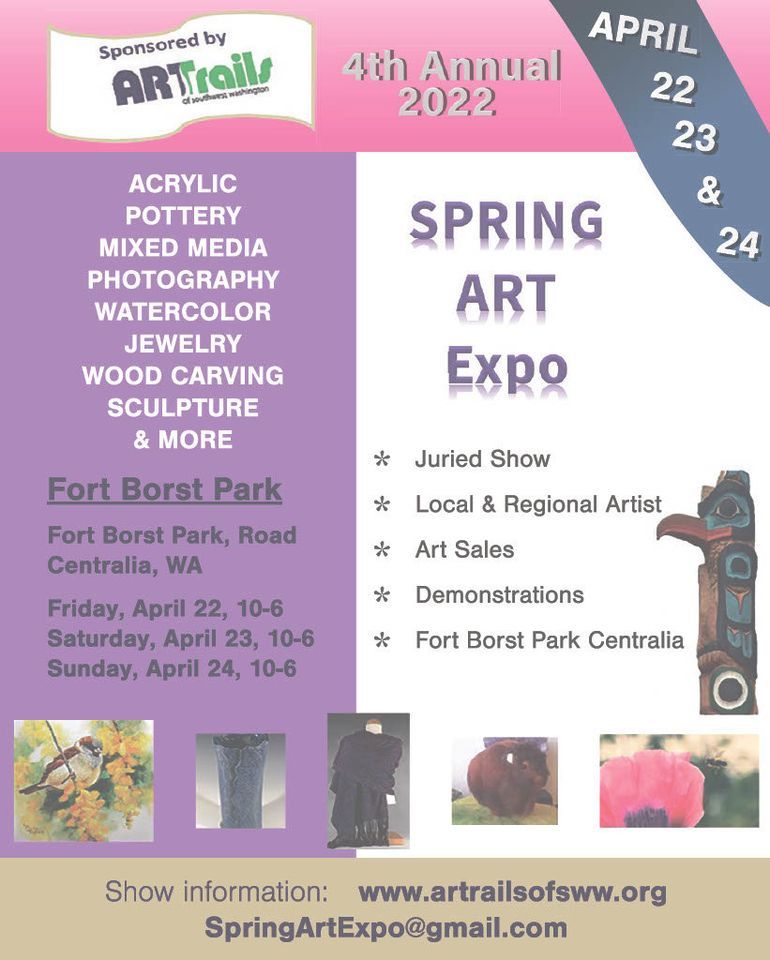 Spring Art Expo 2022, Fort Borst Park, Centralia, 22 April 2022