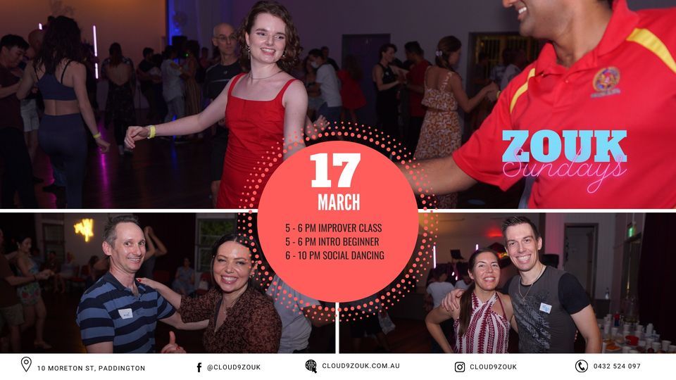 Zouk Sundays | 17th Mar 2024 ??, Paddington Hall, 17 March 2024