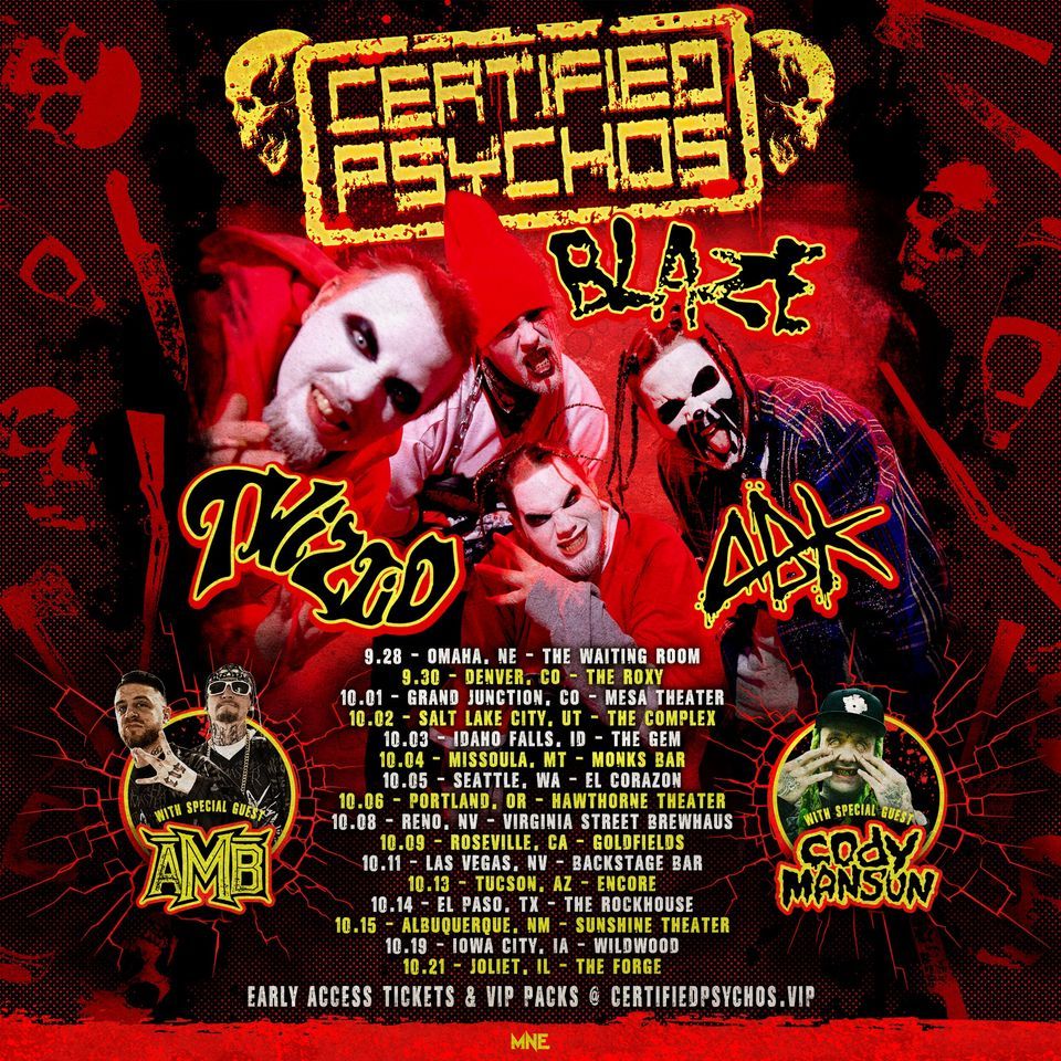 The Certified Psychos Tour, The Gem, Idaho Falls, 3 October 2022