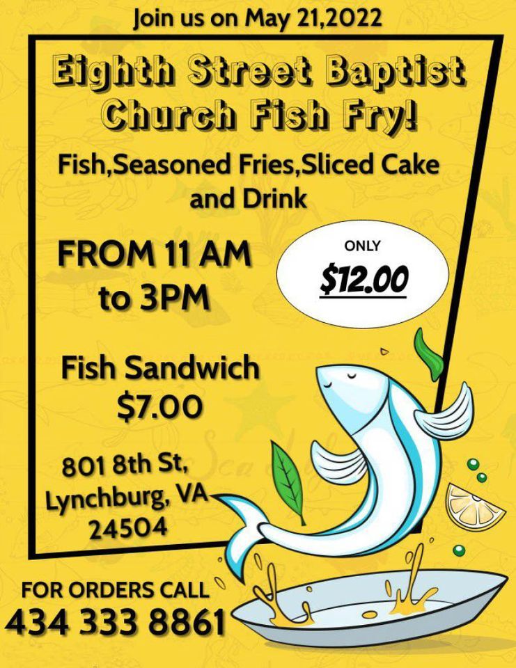 ESBC Fish Fry, 801 8th St, Lynchburg, VA 24504-2913, United States, 21 ...