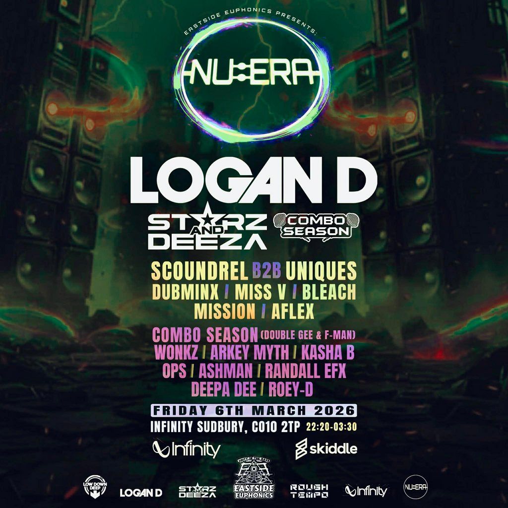 Eastside Euphonics presents: NU:ERA, Infinity, Sudbury, 6 March to 7 March