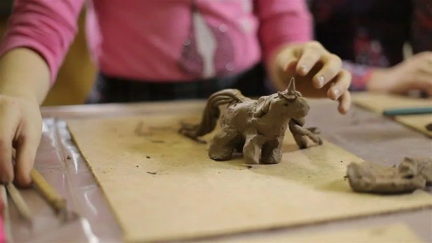 MAHN - Intro to 3D Art - Clay - Sculpting Clay Around Wooden Objects ...