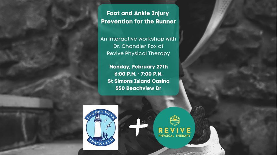 Foot and Ankle Injury Prevention for the Runner, The Casino -St Simons ...