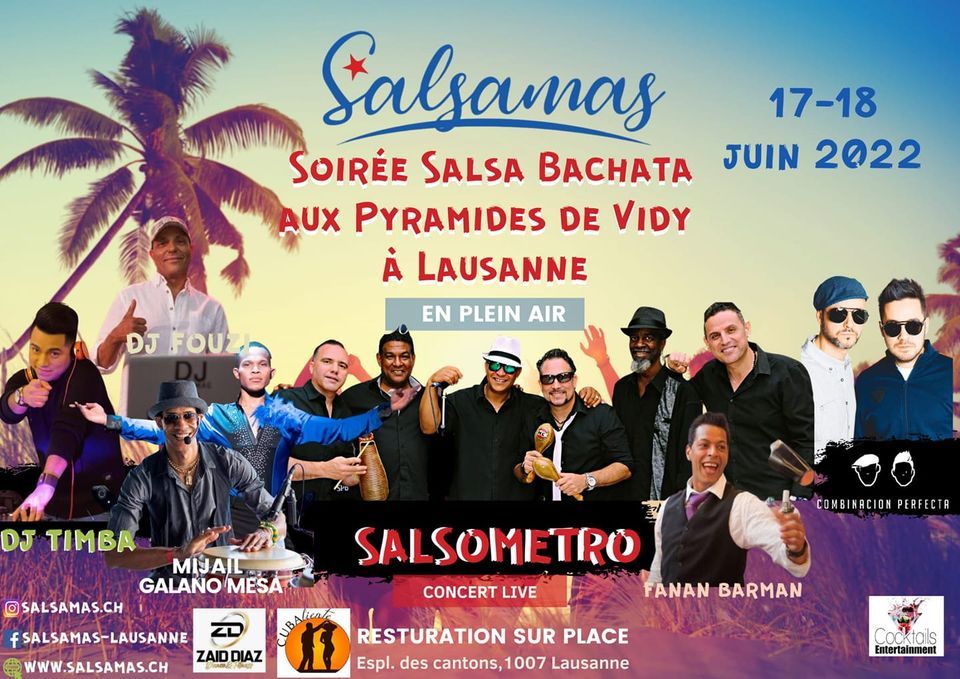 SALSA aux Pyramides de Vidy en plein air avec Salamas, concert live ...