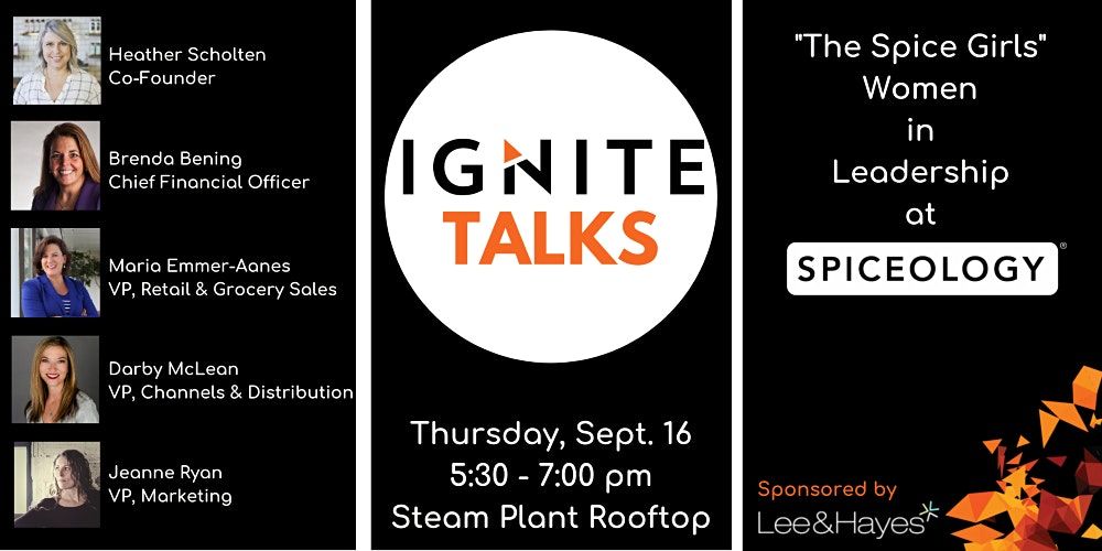 Ignite Talks with the "Spice Girls": Women in Leadership at Spiceology ...