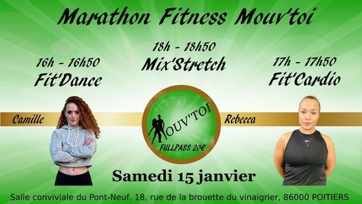 Marathon Fitness Mouvtoi 2022, Mouv'toi, Poitiers, 15 January 2022