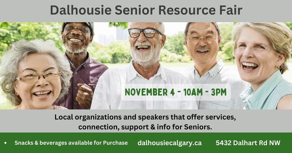 Senior Resource Fair , Dalhousie Community Association, Chestermere, 4 ...