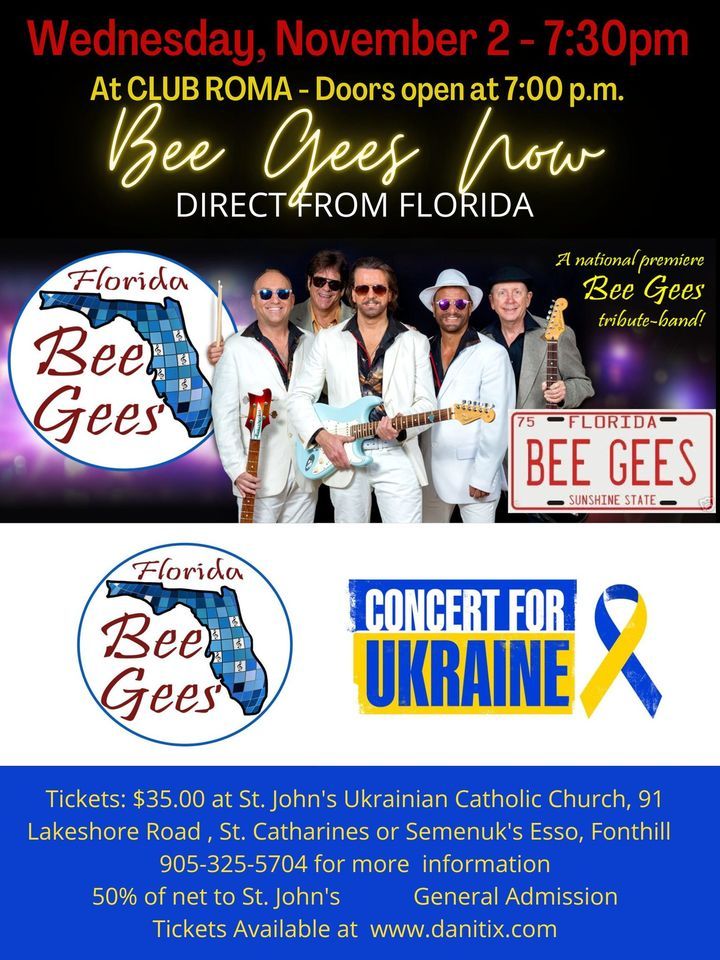 Bee Gees Now, Club Roma, St. Catharines, 2 November 2022