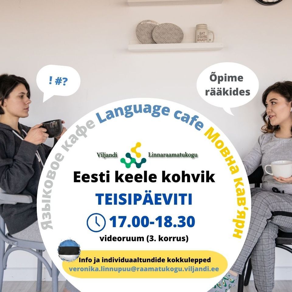 Eesti keele kohvik, Viljandi Linnaraamatukogu, 3 October 2023