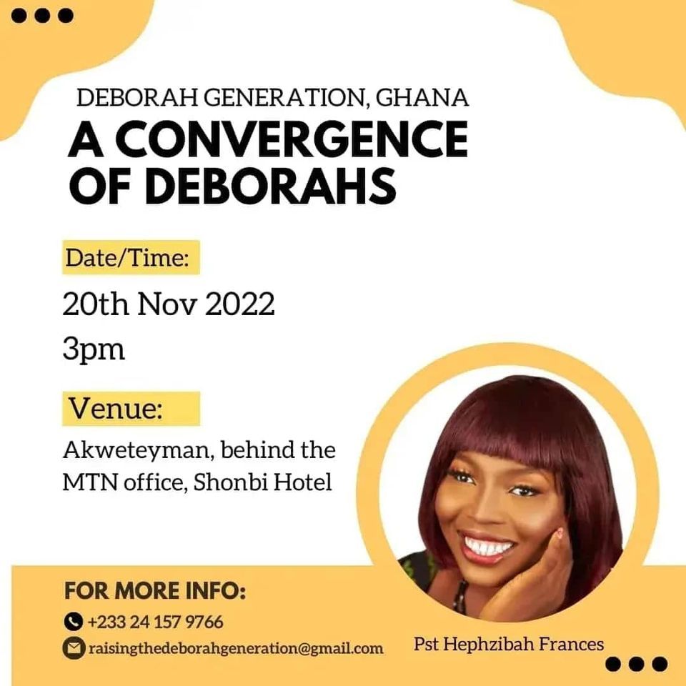 Deborah Arise Accra Ghana, Akweteyman, Accra, 20 November 2022