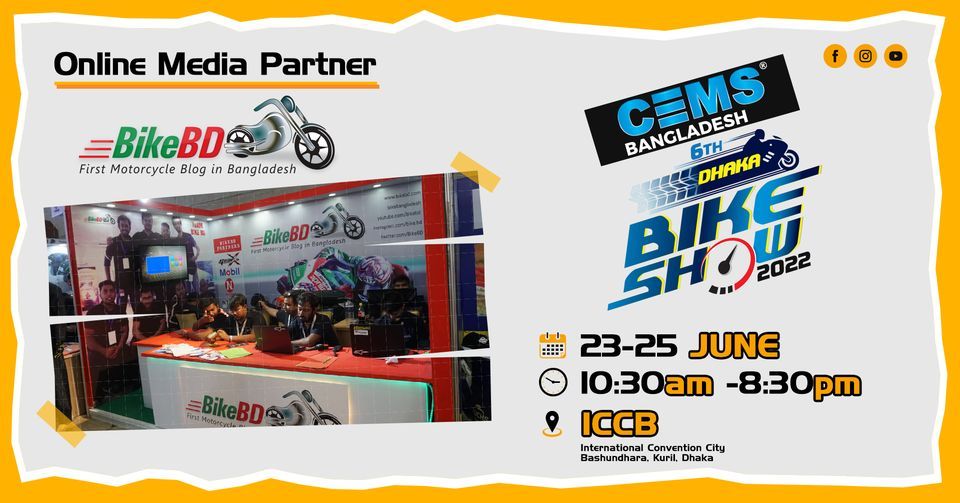 BikeBD at 6th Dhaka Bike Show 2022, International Convention City Bashundhara - ICCB, Narail, 23 ...