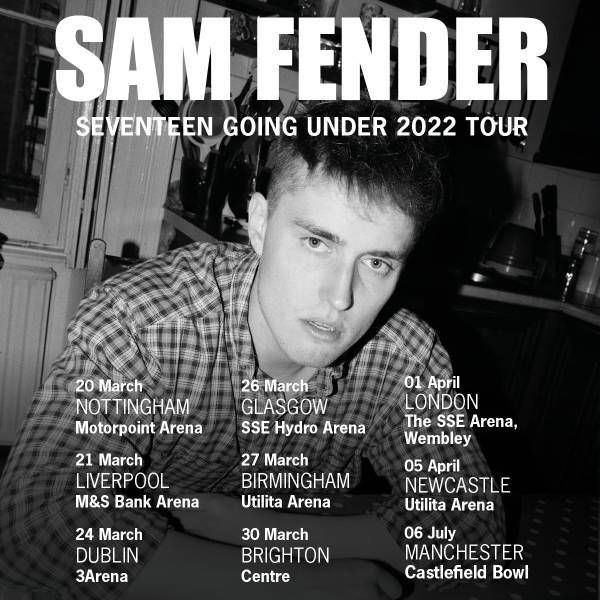 Sam Fender London Tickets, The O2 Arena, London, 1 November to 12 December