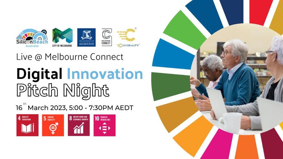 Digital Innovation Pitch Night @ Melbourne Connect, Melbourne Connect, 16 March 2023