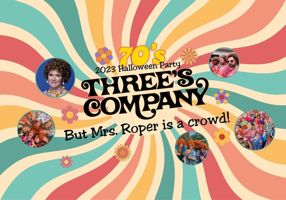 Halloween Party - Threes Company but Mrs. Roper is a Crowd - 70s Theme ...