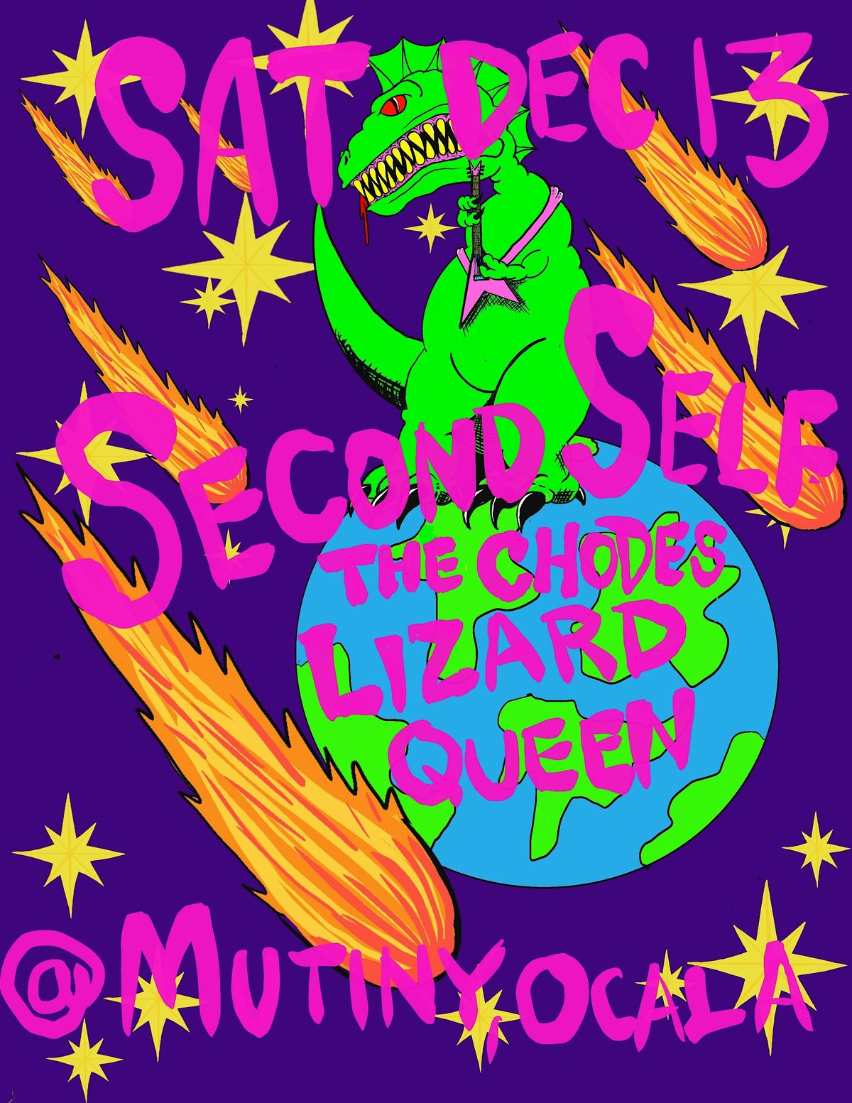 THE CHODES / SECOND SELF / LIZARD QUEEN / FIELD TRIP LIVE AT MUTINY!, Mutiny Bar Ocala, 13 ...