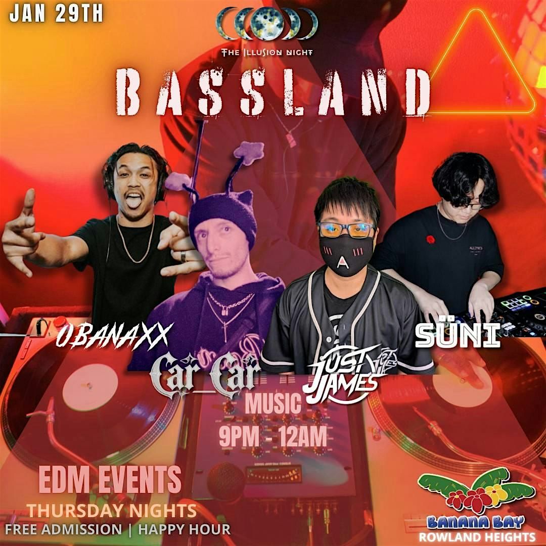 BASSLAND January 29th, 2026 Warning: extreme bass levels ahead, Banana ...