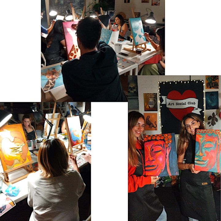 Adult Painting Workshop at Art Social Club - no art skills needed ...
