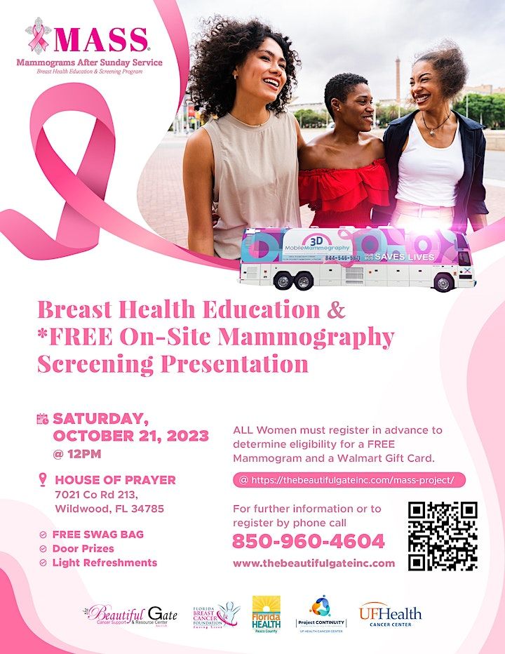 FREE ON-SITE Mammography Screening & Breast Health Education ...