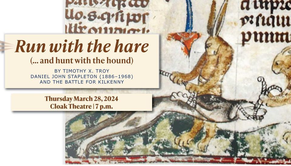 Run with the hare...and hunt with the hound, Lawrence University ...