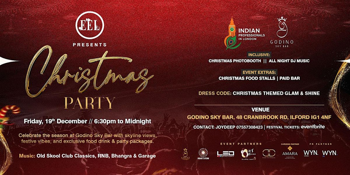 Enchanted Rooftop Christmas Party in London, Godino Sky Bar ...