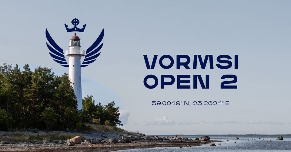 Vormsi Open 2022, Vormsi saar, Tallinn, 27 May to 28 May