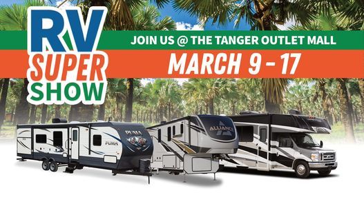 Campers Inn RV Super Show, Tanger Outlets, Charleston, 9 March 2021