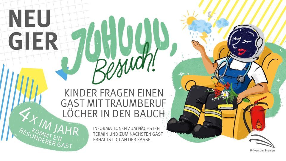 Juhuuu, Besuch! Kinder fragen Feuerwehrfrau lna Starokosz , Universum ...