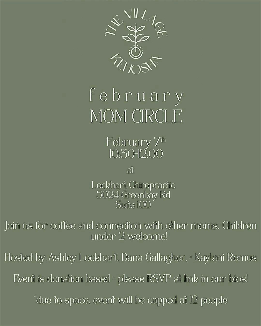 February Mom Circle presented by The Village, Lockhart Chiropractic ...