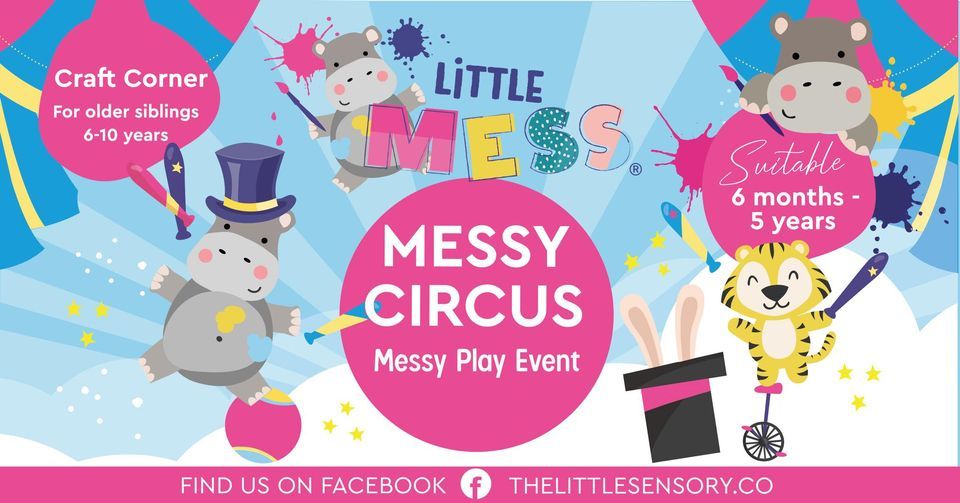 Messy Play - Bunwell - Messy Circus Tickets, Bunwell Village Hall ...