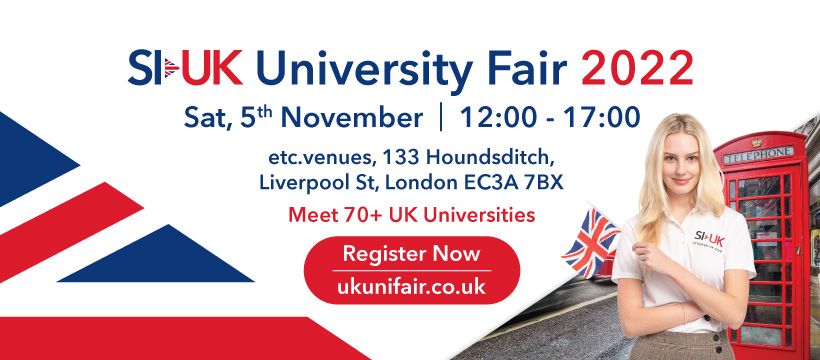 Register for UK University Fair 2022!, 133 Houndsditch, London, EC3A ...